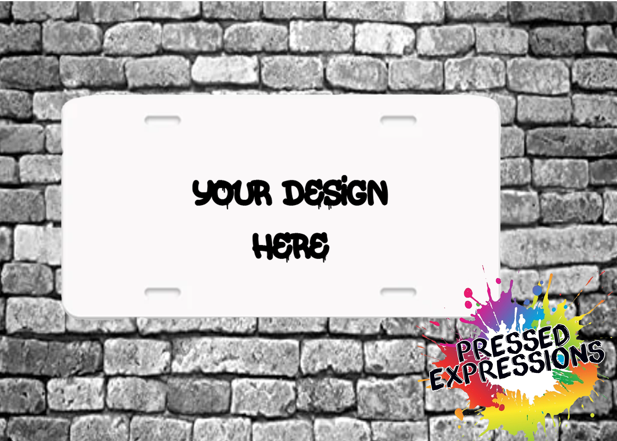 Custom License Plate – Pressed Expressions Co