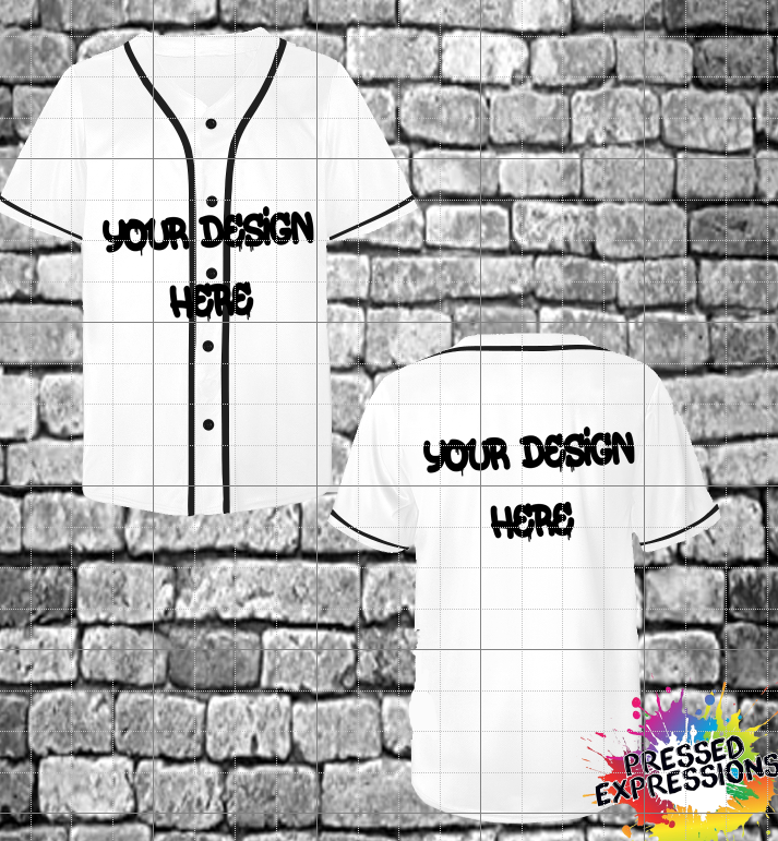 Custom All Over Print Baseball Jersey for Men – Pressed Expressions Co